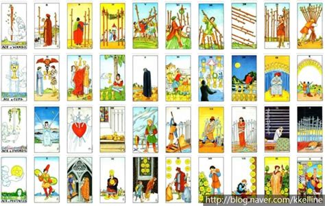 타로카드 마이너 4원소와 수비학 강의합니다 네이버 블로그