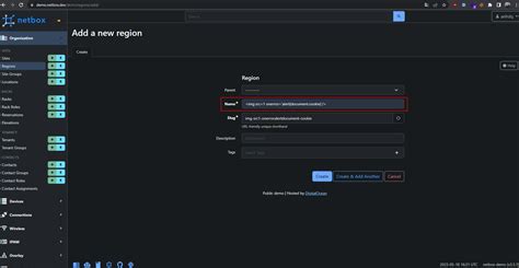 Stored Cross Site Scripting Vulnerability In Create Regions Function In Netbox 351 · Issue