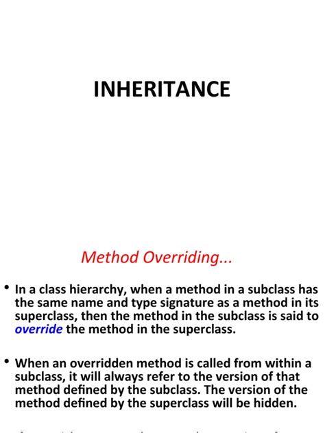 Lecture 14 Dynamic Method Dispatch Pdf Method Computer Programming Inheritance Object