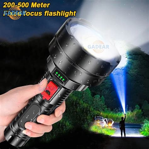 휴대용 충전식 Led 손전등 방수 캠핑 라이트 야외 캠핑 램프 Led 랜턴 Usb 충전 전술 손전등 Aliexpress