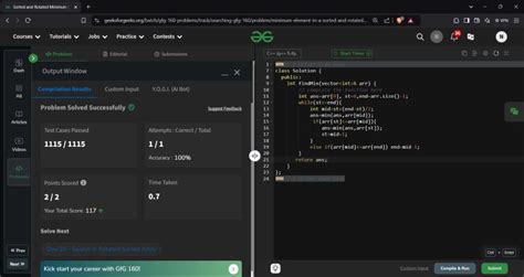 Naveen Singh On Linkedin Gfg160 Geeksstreak2024 Geeksforgeeks Codingchallenge Gfg160