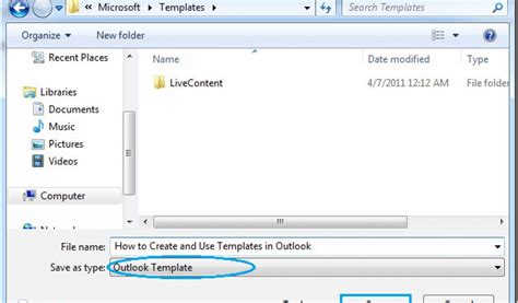 Saving Email Templates In Outlook How To Create And Use Templates In