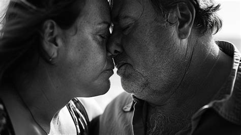 Free Photo Black And White Kissing Portraits
