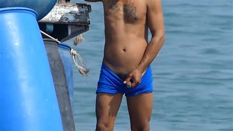 Asian Guy Caught Pissing In The Ocean Asian Guy Caught Pissing In The Ocean
