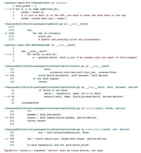 typeerror tensor argument device must be torch device not type