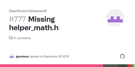 missing helper math h · issue 777 · openkinect libfreenect2 · github