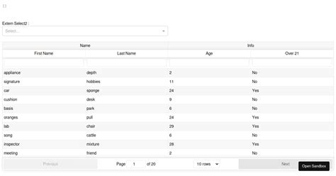 React Table Custom Filtering Multiple Values Filter Forked Codesandbox
