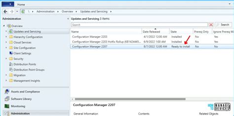 Sccm 2207 Upgrade Step By Step Guide New Features Rsccm