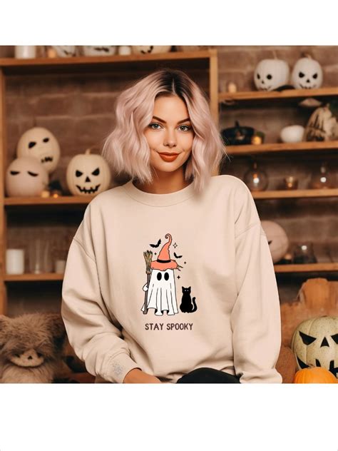 Halloween Crewneck Halloween Tee Shirts Pumpkin Spice Shirt Coffee