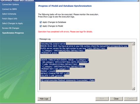 MySQL Workbench ERROR Database Administrators Stack Exchange