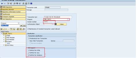 Module Pool Program Sapcodes
