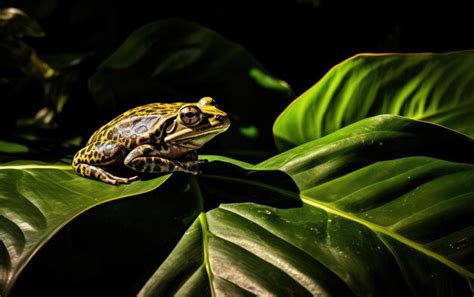 Premium Photo Stock Photo Of Frog On Leaf Generative AI