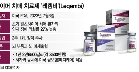 치매 종말의 시작 치매 늦추는 신약 韓 들어온다…약값은