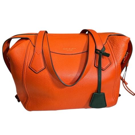Tory Burch Bags Tory Burch Perry Satchel Canyon Orange Poshmark