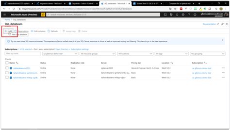 migración de la base de datos sql local a la base de azure sql database dev community