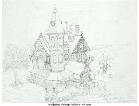 Coraline Pink Palace Apartments Concept Original Artwork Laika Lot