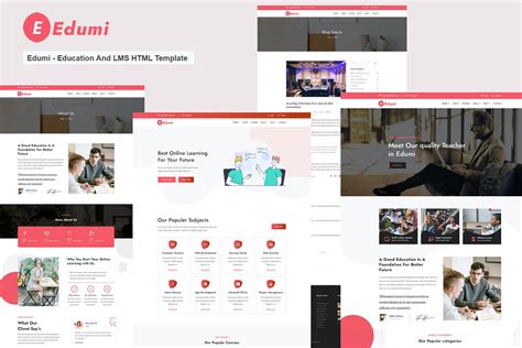 Edumi Education And Lms Html Template