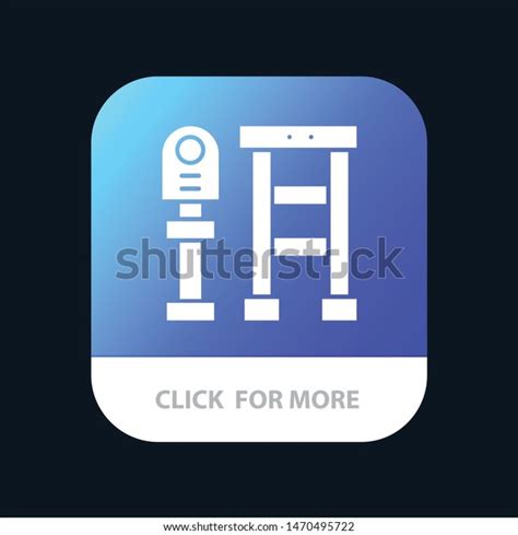 Bench Bus Station Stop Mobile App Stock Vector Royalty Free
