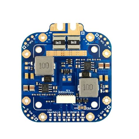 Power Distribution Board Pdb 5v Andamp 12v Bec Built In 184a Current Sensor Blue Pcmetal For