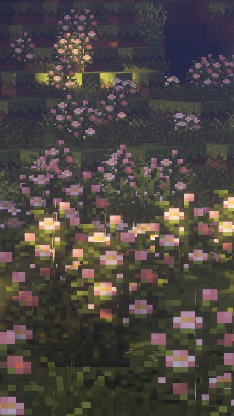 Minecraft Flowers Wallpapers Wallpaper Cave