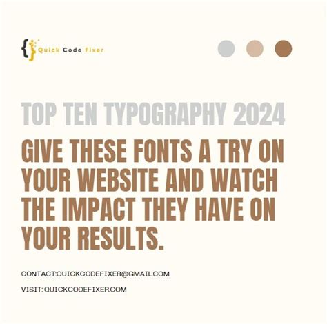 Quick Code Fixer On Linkedin Webdesign Typography Freefont Designtrends2024 Webdevelopment