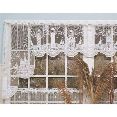 Lighthouse Swag Heritage Lace Lighthouse Crochet Curtains