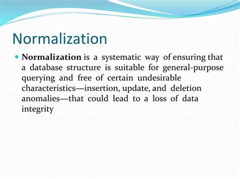 Functional Dependencies And Normalization Pptx Databases Computer