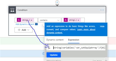 Help With Comparing Strings With Array Eg String Power Platform