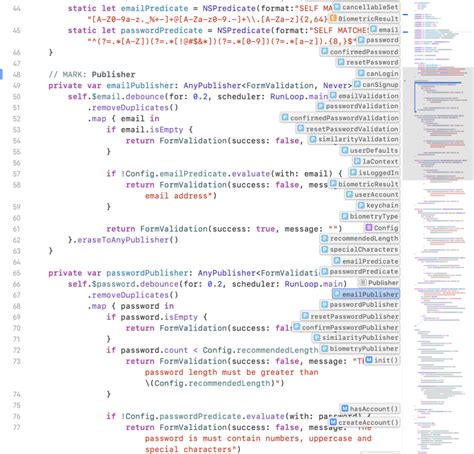 Xcode Tips 011：minimap 显示所有信息列表 代码