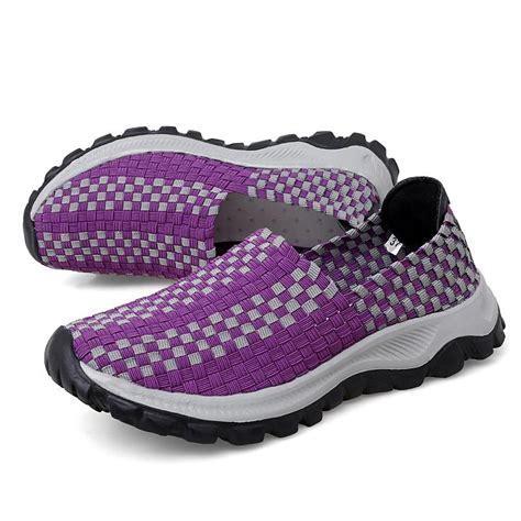 Літнє пляжне ліниве взуття з плетеною косою Жіноче повсякденне плетіння Мякі кросівки на