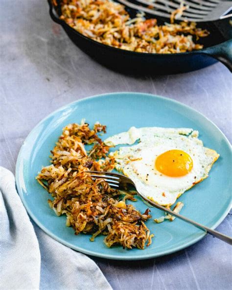 Homemade Hash Browns Perfectly Crispy A Couple Cooks