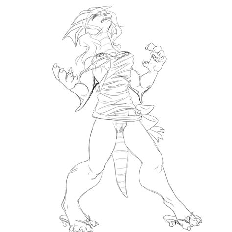 Rule 34 Dragon Female Miranda Leigh Tail Torn Clothing Transformation