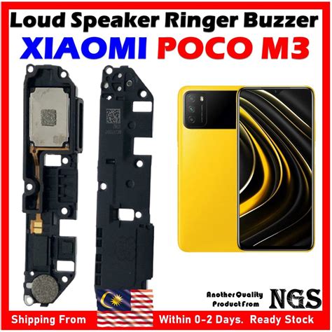Ngs Full Set Loud Speaker Loudspeaker Ringer Buzzer Module Fit For Xiaomi Poco M Shopee Malaysia