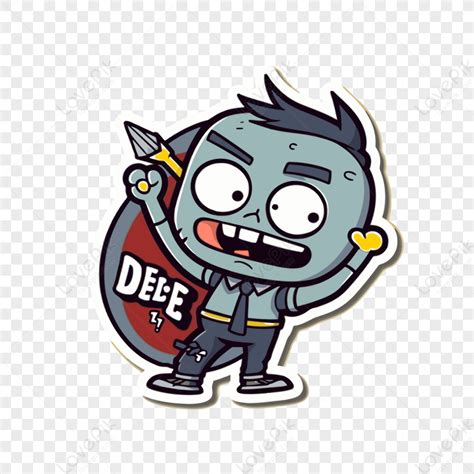 디 좀비 캐릭터 스티커 클립 아트 벡터 상표 Png 일러스트 무료 다운로드 Lovepik