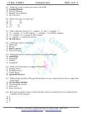 MU SCIENCE BSCIT TY BSCIT Sem 5 USIT506 2020 12 24 MCQ 3 Unit Pdf T Y