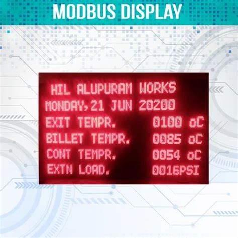 modbus led display at rs 8000 piece light emitting diode displays in