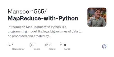 Github Mansoor1565mapreduce With Python Introduction Mapreduce With
