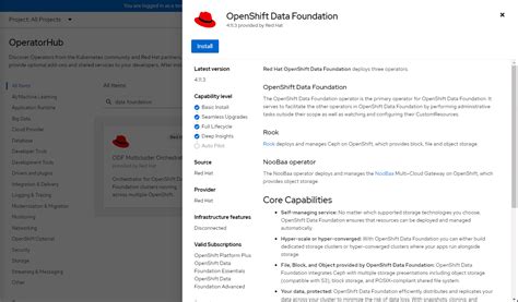 Setting Up Openshift Data Foundation On The Ocp 411 Cluster Running