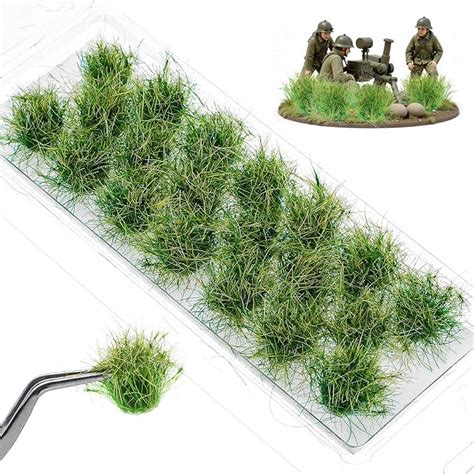 Hekoujiub 20 Pcs Diorama Grass Static Grass Miniature