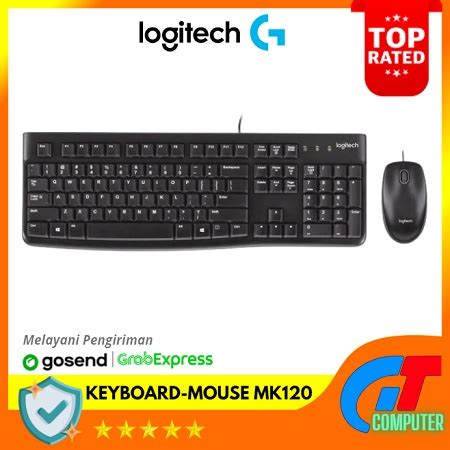 Jual Keyboard Mouse Logitech Mk 120 Shopee Indonesia