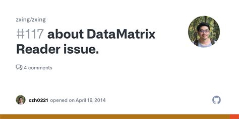 About DataMatrix Reader Issue Issue Zxing Zxing GitHub