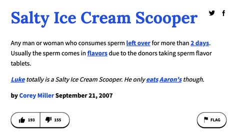 Salty Ice Cream Definition Salty Ice Cream Saltyicecream Know