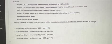 Solved Grados Is A Array That Holds Grades For A Class Chegg Com