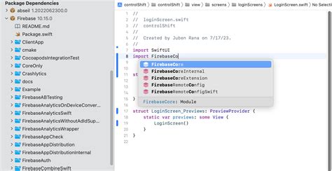 cannot import firebasecore consist… apple developer forums