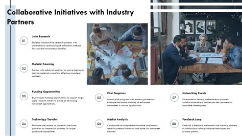 Collaborative Initiatives With Industry Partners Liquid Exfoliation Ppt Sample St Ai Ss Ppt