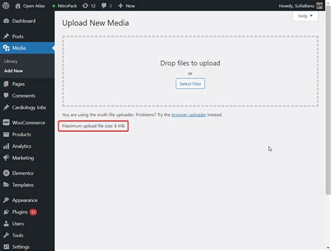 how to fix this error the uploaded file exceeds the upload max
