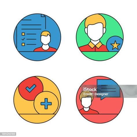 설문 조사 및 평가 관련 플랫 라인 아이콘 벡터 기호 그림입니다 0명에 대한 스톡 벡터 아트 및 기타 이미지 0명 Brand Name Online Messaging