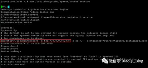 docker 开启远程api端口 docker开启2375端口，提供外部访问docker csdn博客