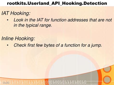 Ppt Windows Rootkits Userland Api Hooking Powerpoint Presentation Id679432