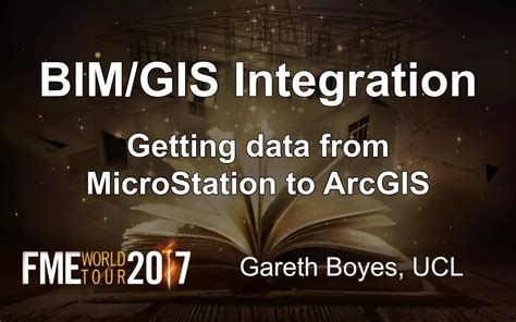 Bim Gis Integration Getting From Microstation To Arcgis Ppt